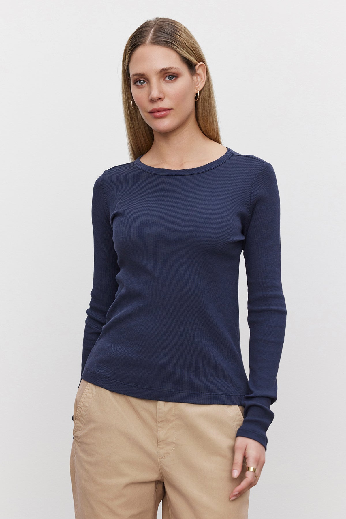 Bayler Top - Navy - Velvet By Graham & Spencer – Twist Fashions Inc.