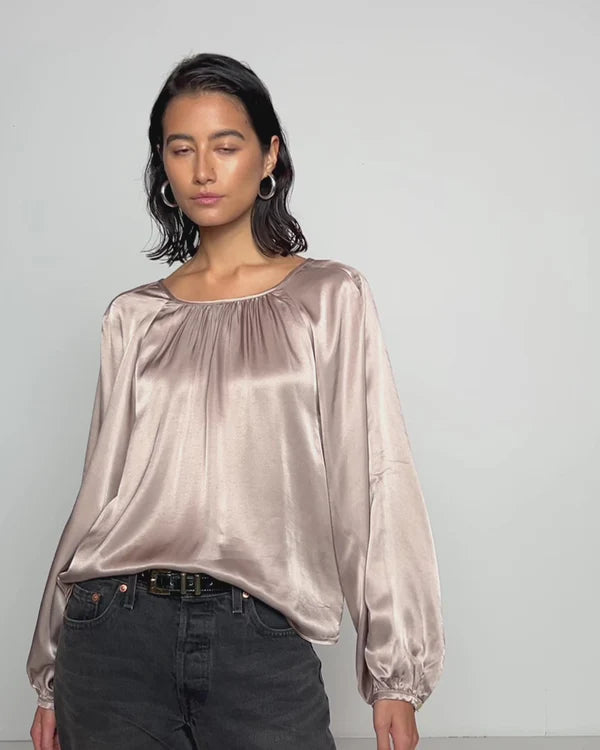 Eveline Top - Mushroom - Nation Ltd – Twist Fashions Inc.