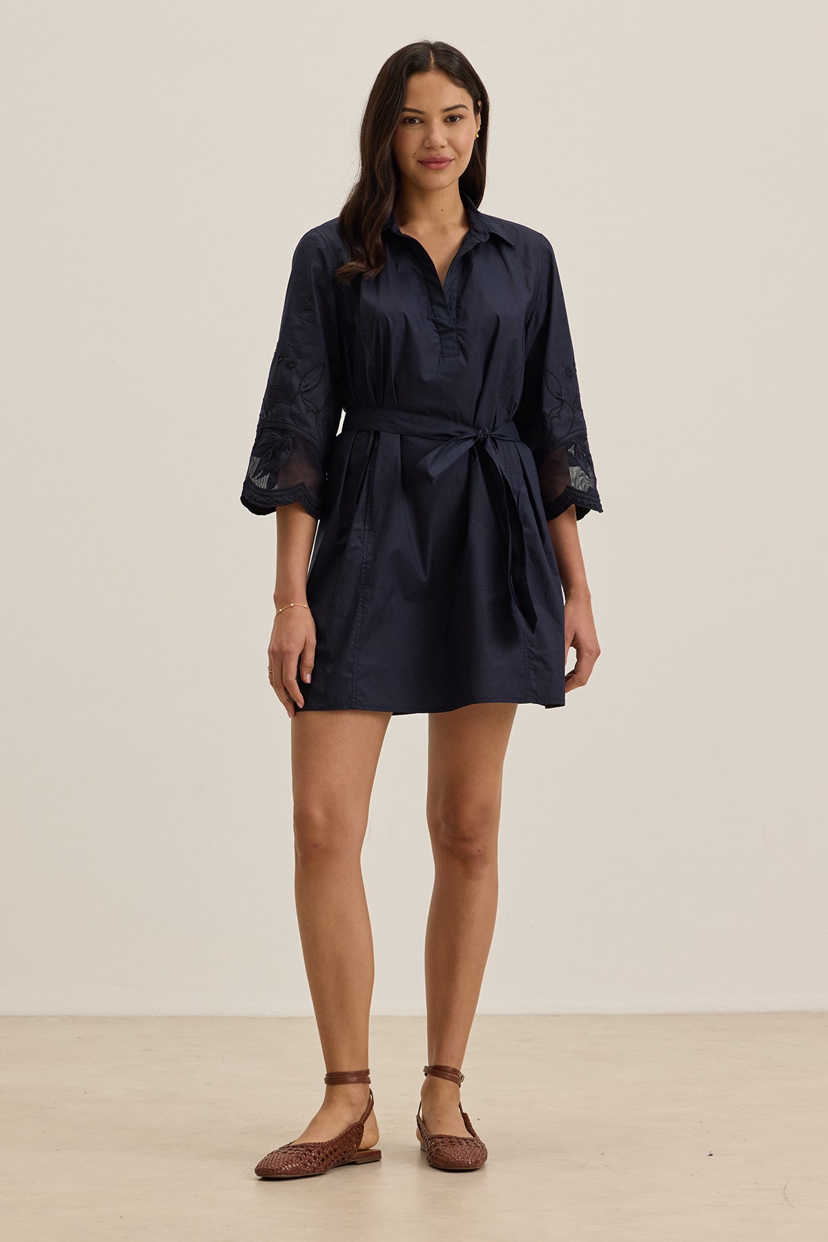 Missie Dress - Navy - Velvet By Graham & Spencer – Twist Fashions Inc.